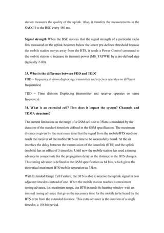 Gsm rf interview questions | PDF | Digital Audio | Computer Software ...