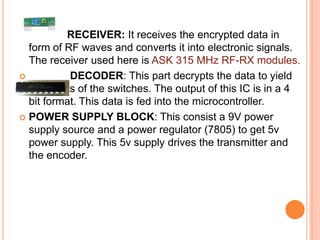 Gsm robot with cctv camera | PPT