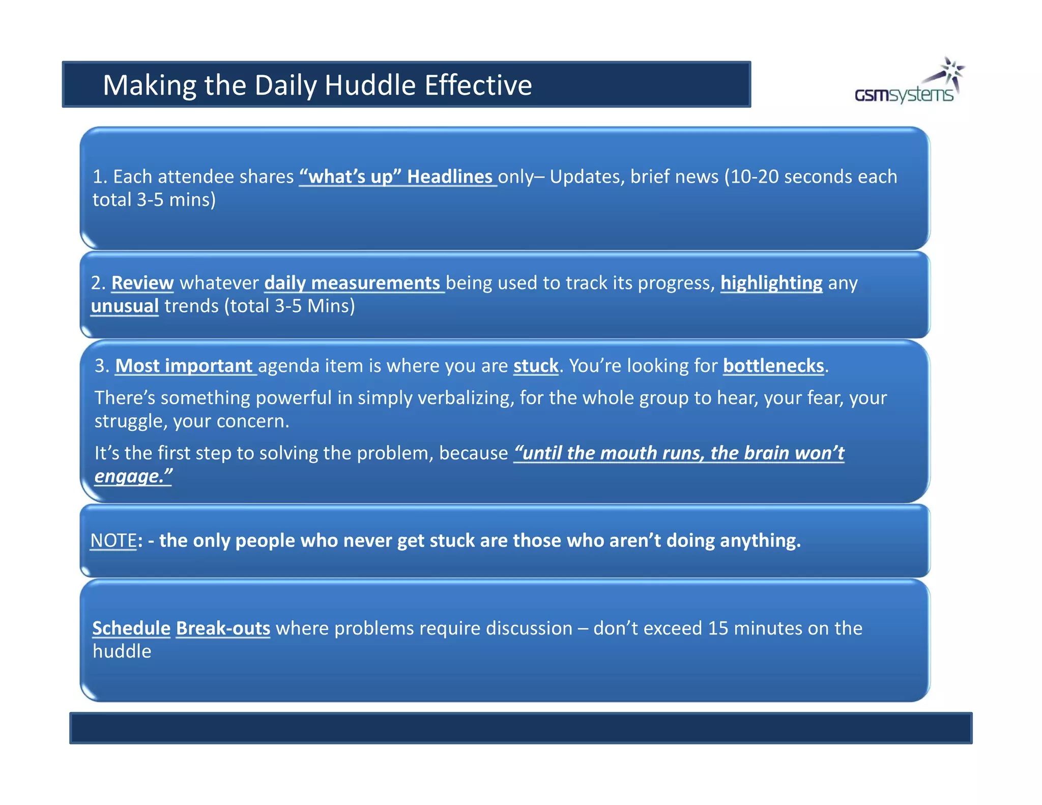 GSMS Mission, Vision, working rhythms | PPT