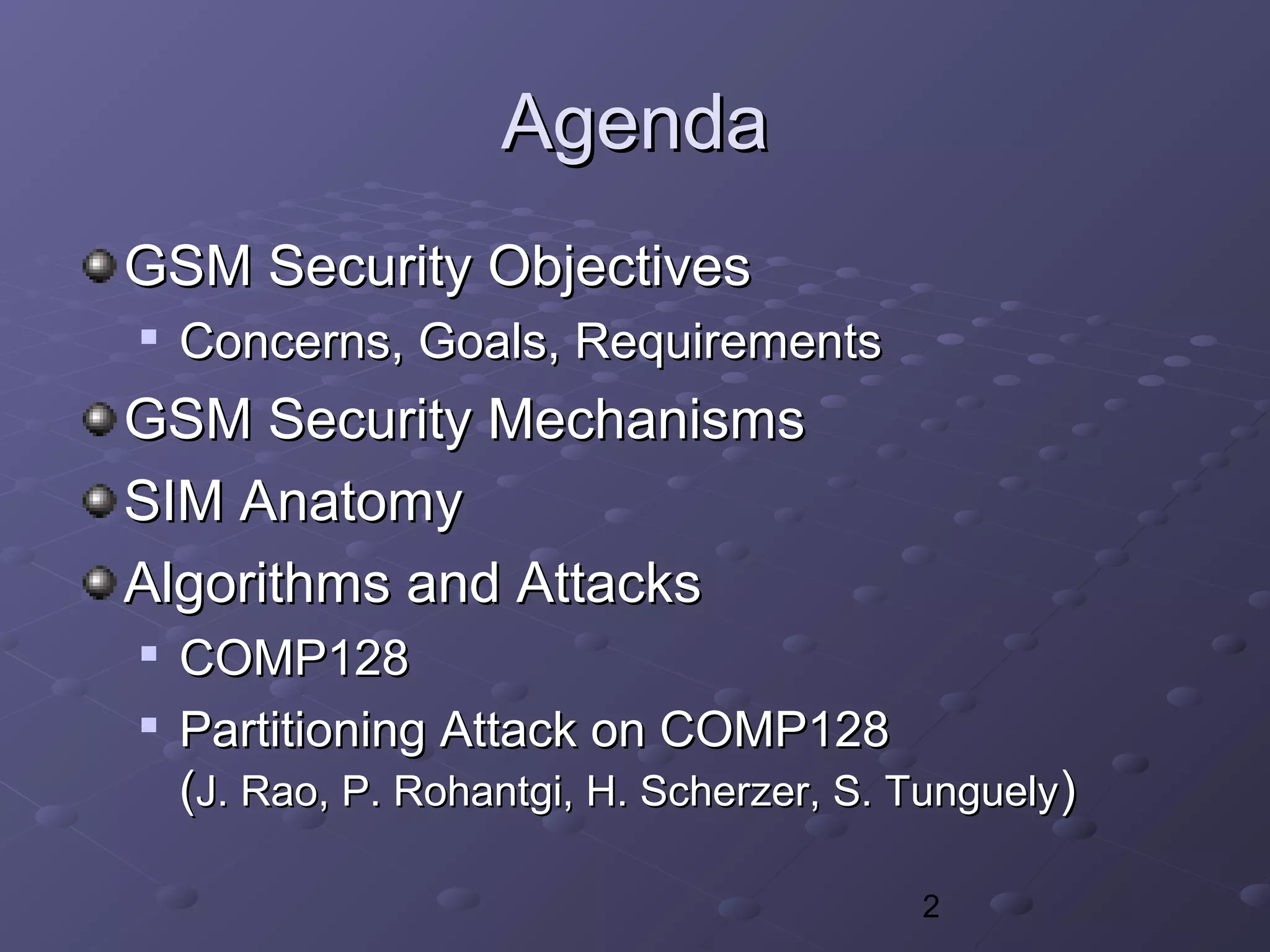 Gsm security | PPT