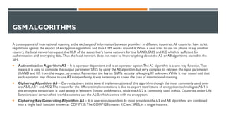 GSM Security 101 by Sushil Singh and Dheeraj Verma | PPT