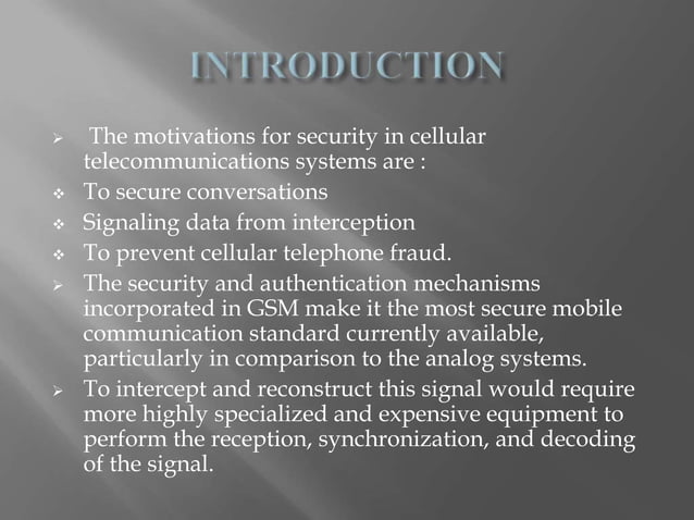 Gsm Security And Encryption Pptx Computer Networking Computing