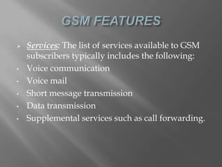 Gsm security and encryption | PPTX