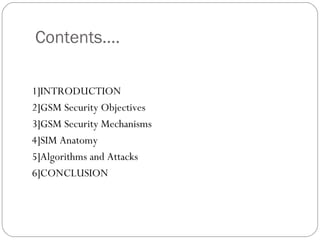 Gsm security final | PPT