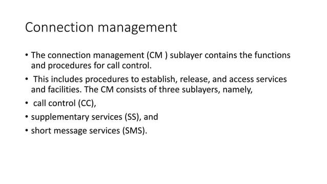 Gsm signaling protocol | PPTX | Computer Networking | Computing