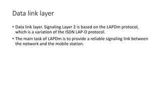 Gsm signaling protocol | PPTX