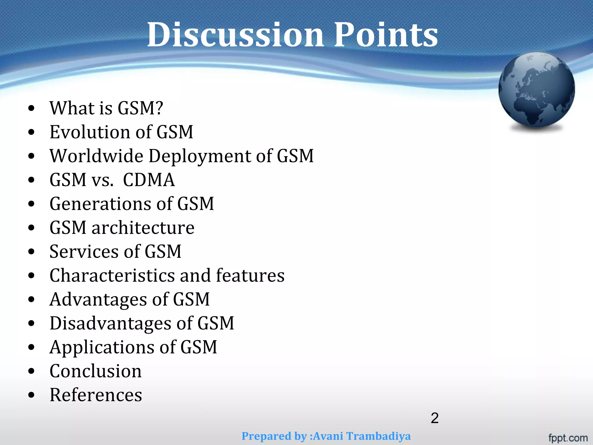GSM Technology | PPT