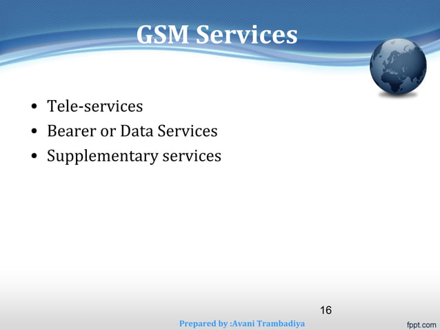 GSM Technology | PPT
