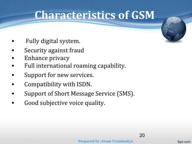 GSM Technology | PPT