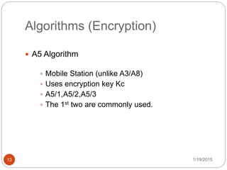 GSM & UMTS Security | PPTX