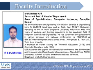 Gs mvn iet it engg. | PPT