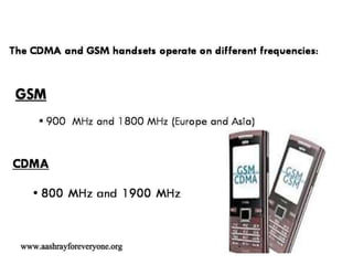 GSM vs. CDMA | PPTX