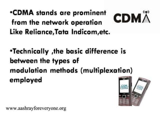 GSM vs. CDMA | PPTX