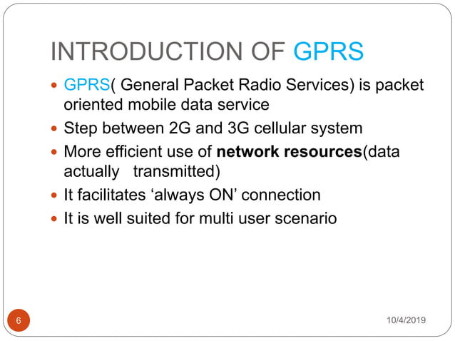 Gsm vs gprs | PPTX