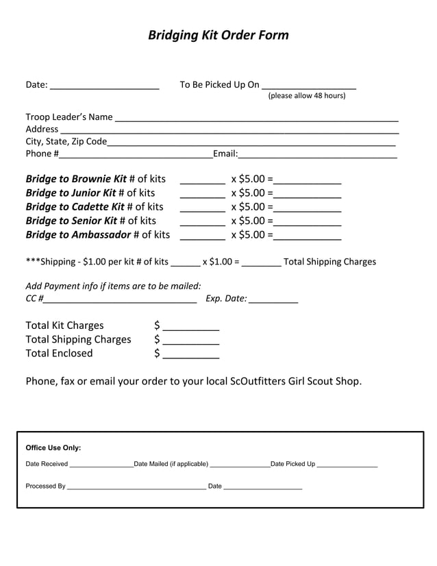 Bridging Kit Info | PDF
