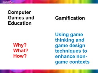 Digital Games in Education | PPT