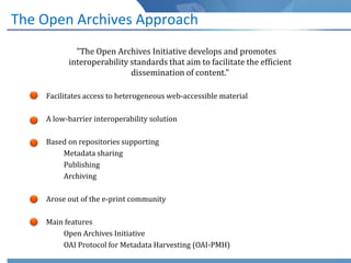 Configuring Greenstone's OAI server | PPT