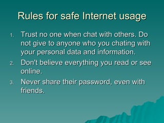 Rules Of The Internet Full List