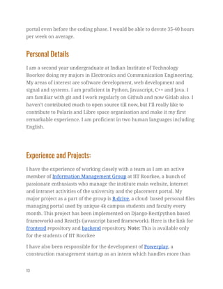 Gsoc proposal | PDF | Web Development | Internet