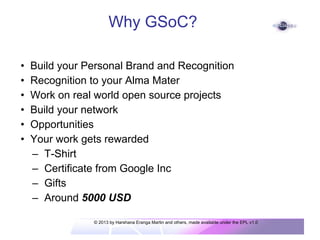 GSoC Sri Lanka Meetup - Introduction to GSoC | PPT