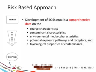 Development and implementationof health risk-based soil Guidelines in ...