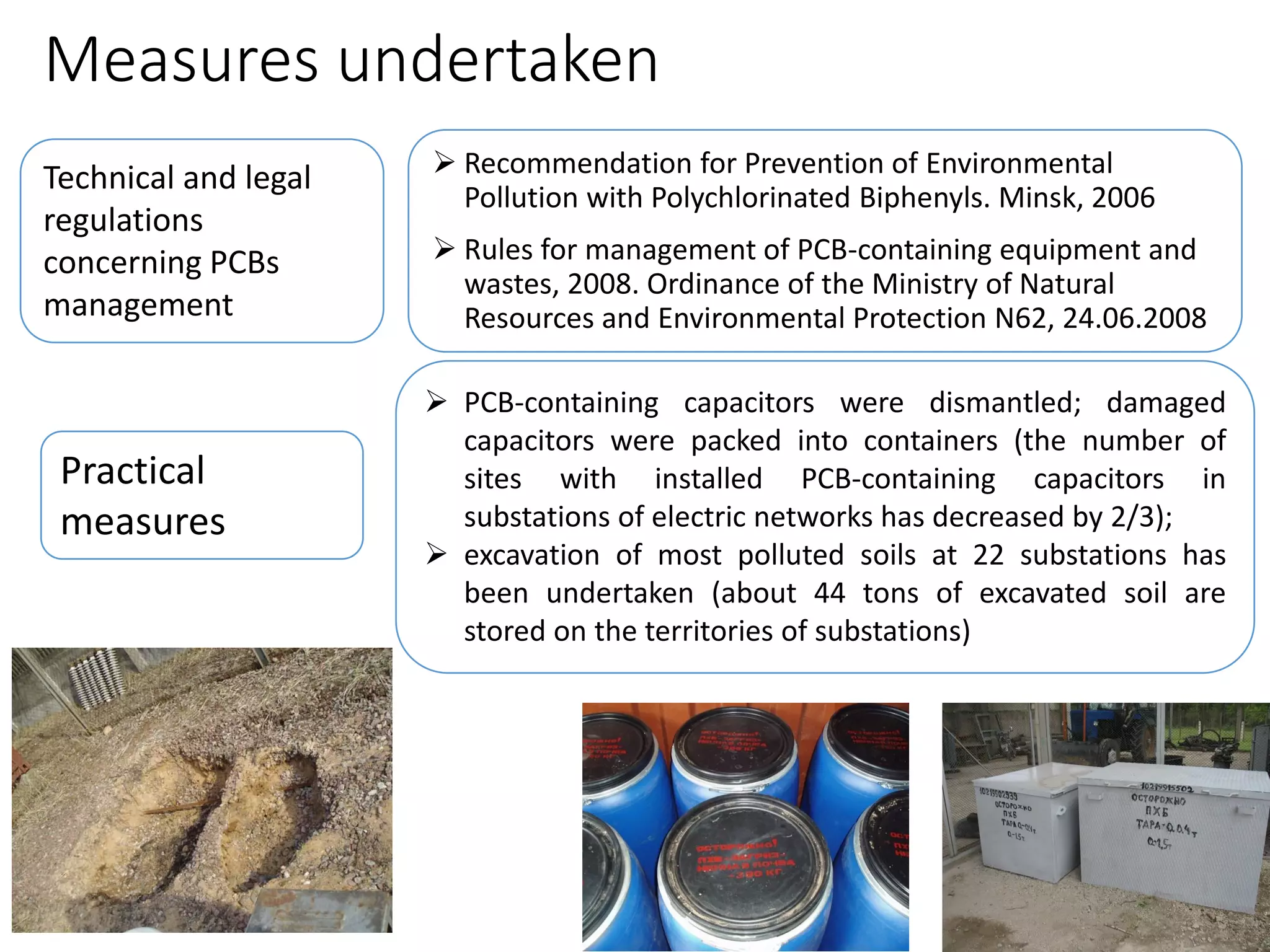Sources and levels of soil pollution by PCBs in Belarus: achievements ...