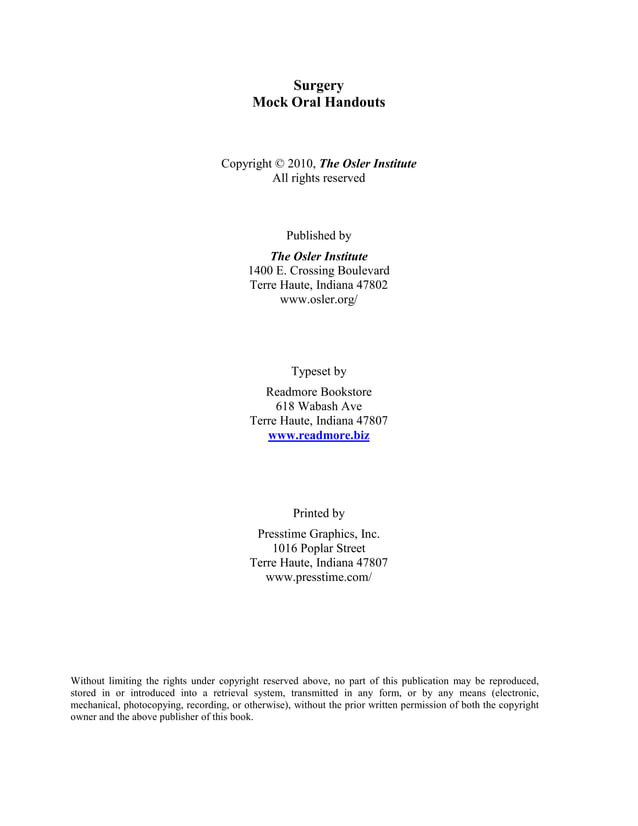 Gs oral sample | PDF