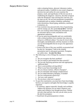 Gs oral sample | PDF