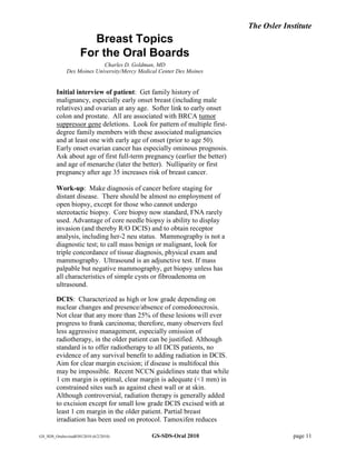 Gs oral sample | PDF