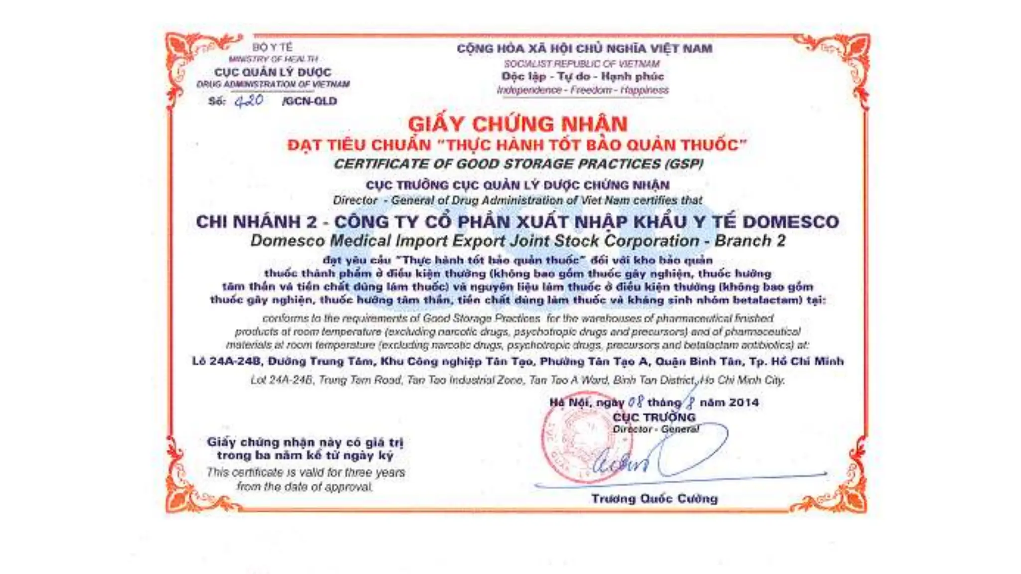 THỰC HÀNH TỐT BẢO QUẢN THUỐC - GSP.pptx