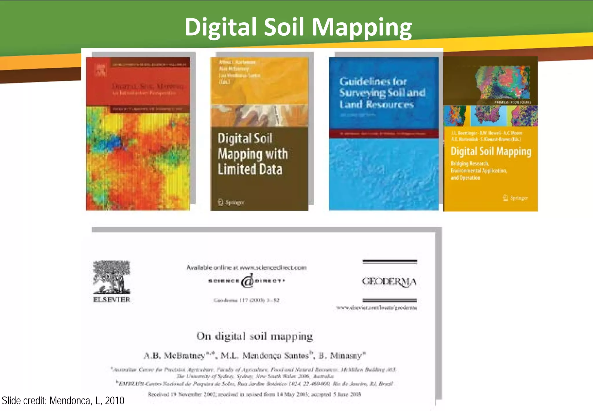 Digital Soil Mapping by Ronald Vargas Rojas | PDF