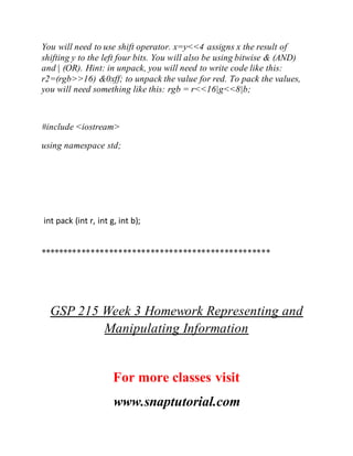 Gsp 215 Effective Communication / snaptutorial.com