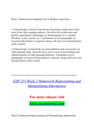 Gsp 215 Exceptional Education / snaptutorial.com