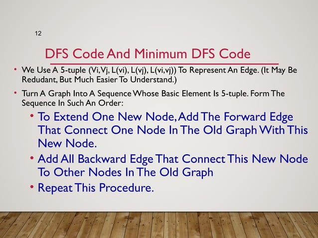 gSpan algorithm | PPT