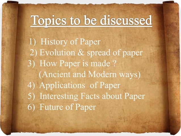 Invention of paper | PPTX