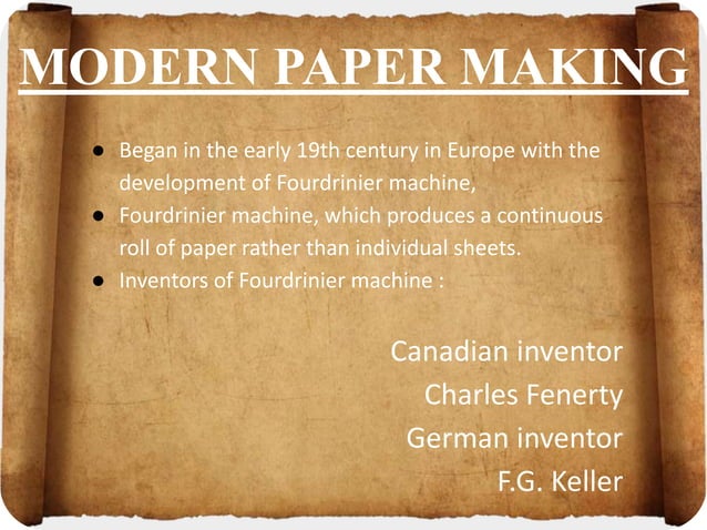 Invention of paper | PPTX