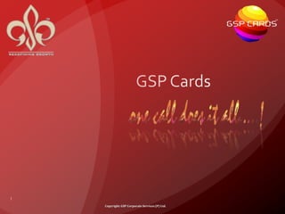Gsp Card For Seminar | PPSX
