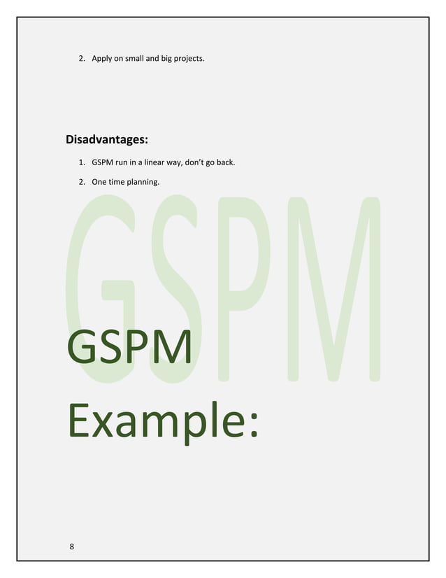 GSPM (General Software Process Model) | PDF