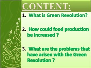 Green Revolution | PPTX