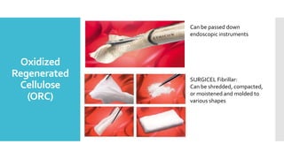 tissue sealants and hemostatic agents 00.ppsx