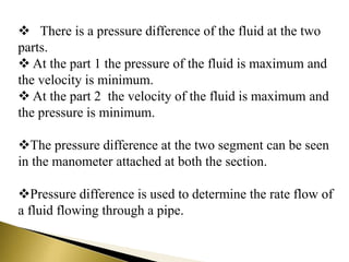 venturi meter | PPTX