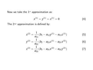Gauss Seidel Method of Power Flow | PDF