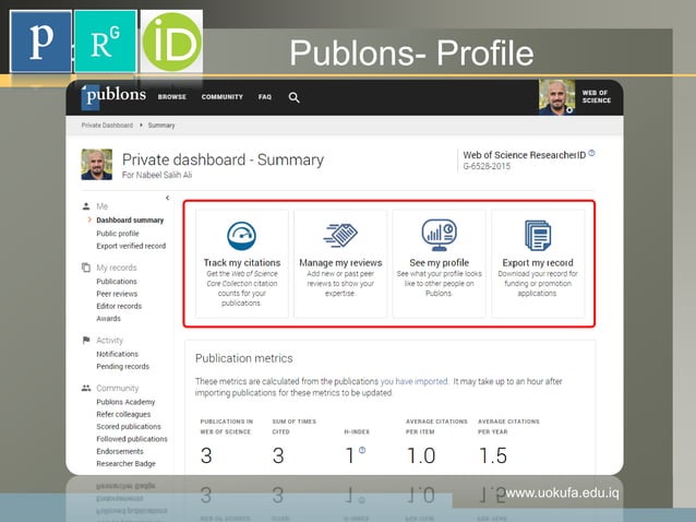 Digital Identity for Researcher | PPT