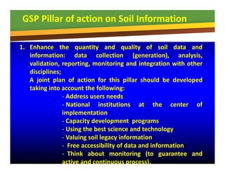 GSP: Soil Data and Information Pillar - Parviz Koohafkan | PPT