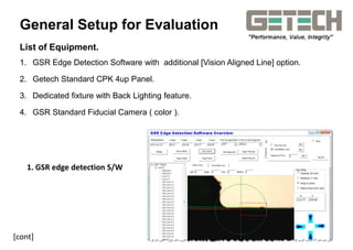 GSR Edge Detection Vision and Routing Process | PPTX | Cameras and ...