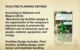 Manufacturing and Plant Master Planning | PPTX