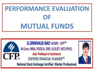 Mutual Funds Performance Evaluation | PPT