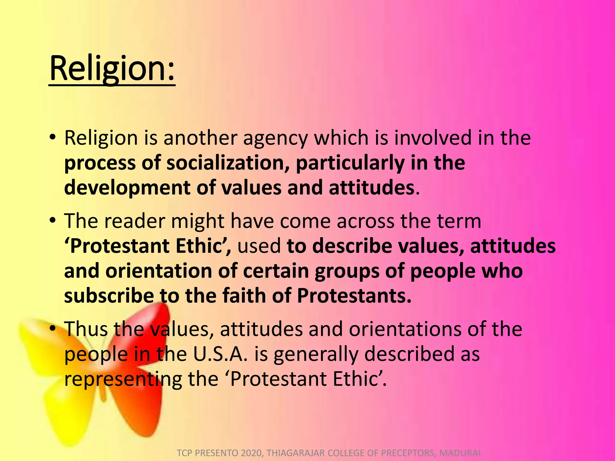 AGENCIES OF SOCIALIZATION | PPTX