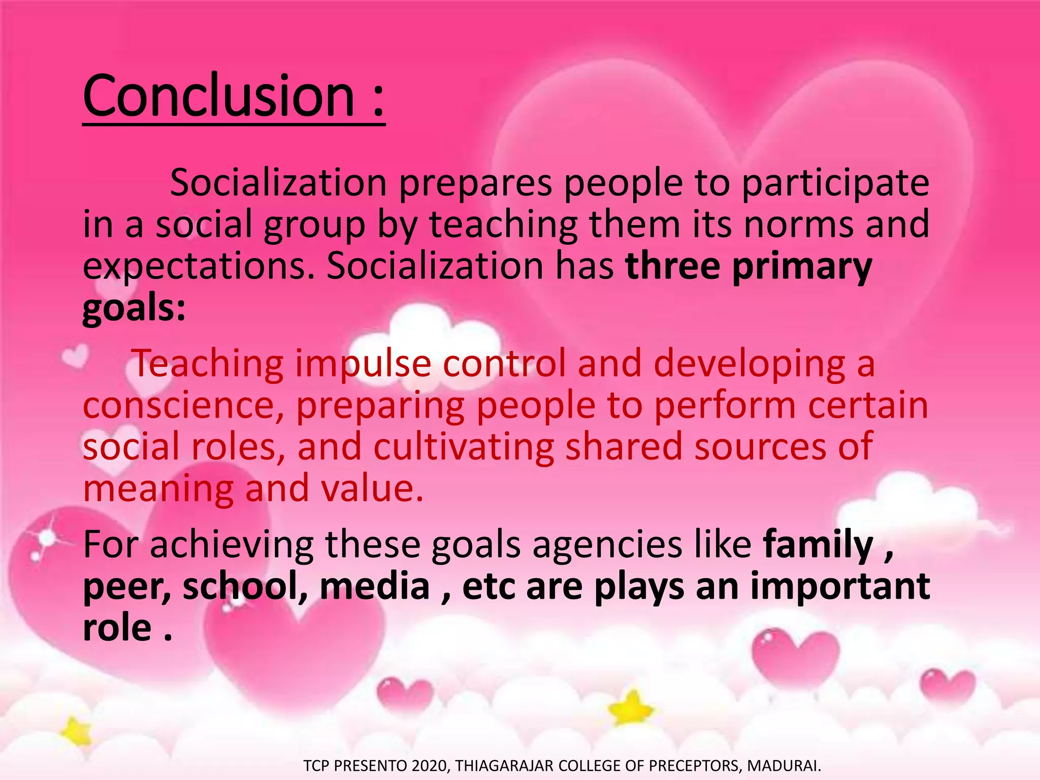 AGENCIES OF SOCIALIZATION | PPTX
