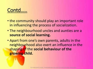 AGENCIES OF SOCIALIZATION | PPTX